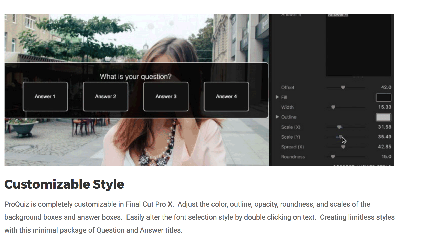 Final Cut Pro X Plugin Creator Pixel Film Studios Releases ProQuiz